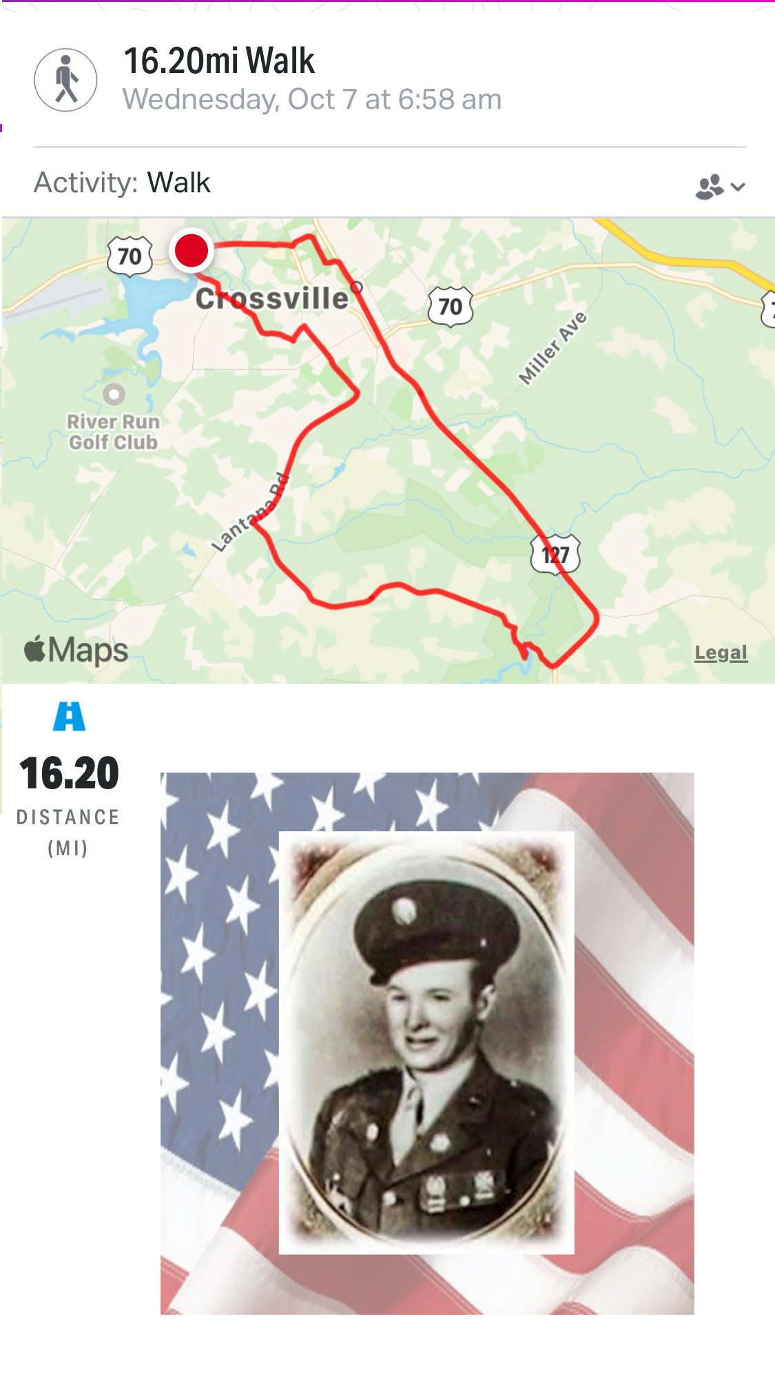 Wednesday, Oct. 7, 2020 – I Walk 4 Them